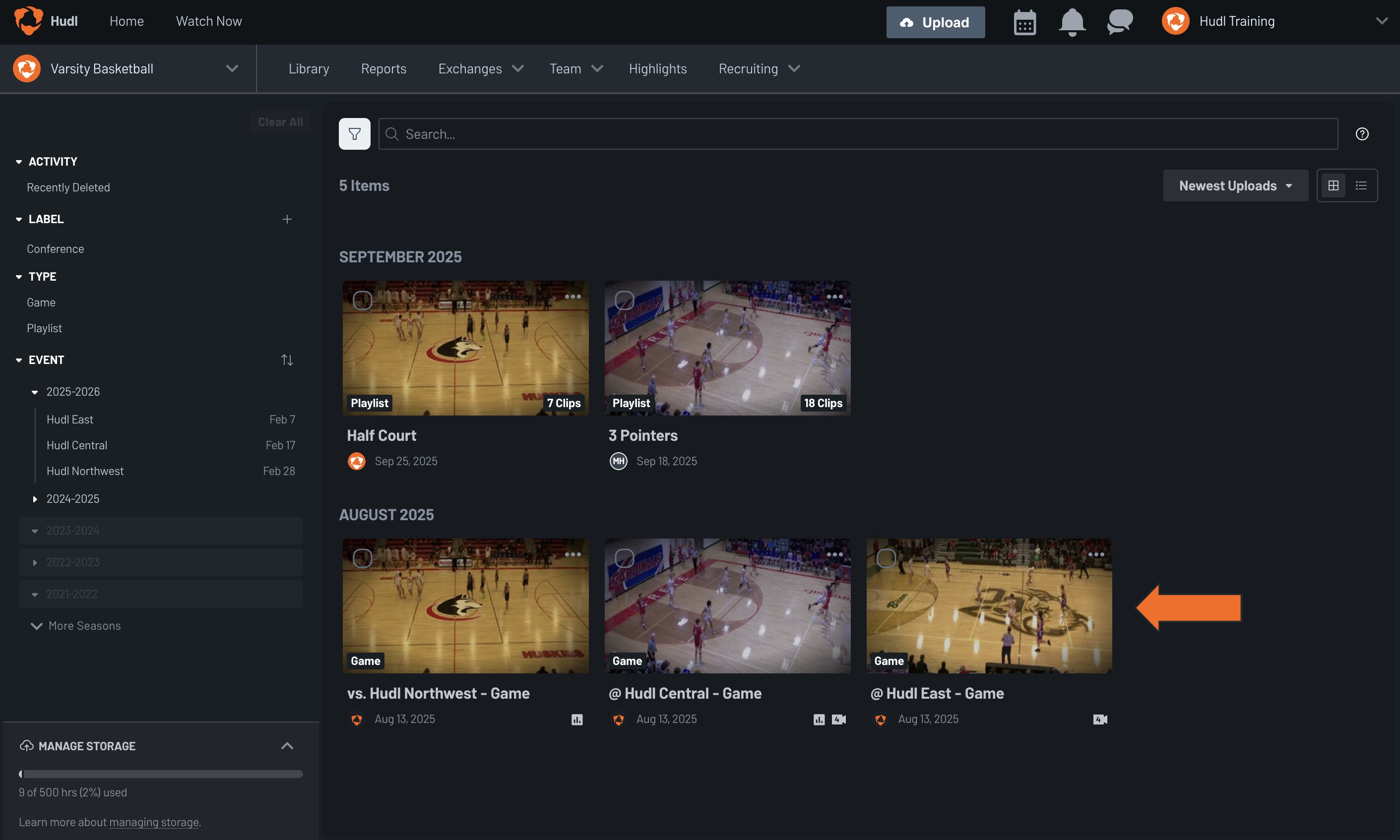 Find Your Video • Hudl Support