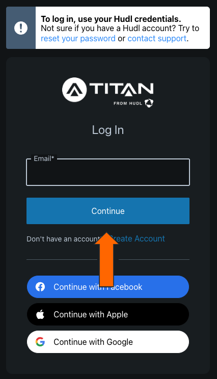 Reset Password • Titan • Hudl Support